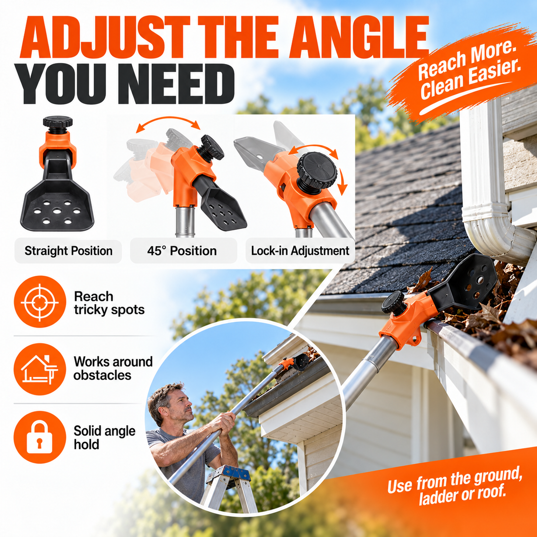 Multi-Functional Gutter Cleaner Tool – choosemuc